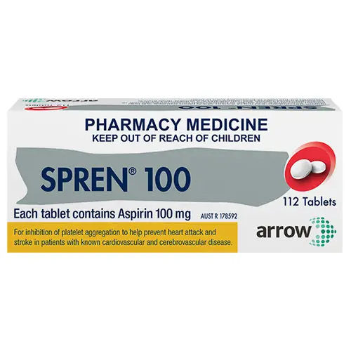 Spren Tabs 100mg 112 Tablets