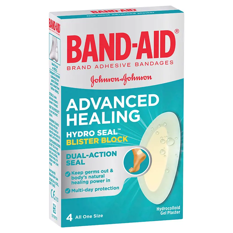 Band-Aid Advanced Healing Hydro Seal Blister Block 4 Pack