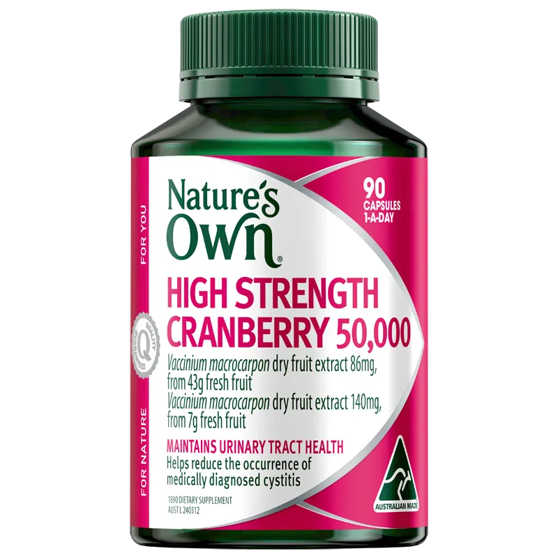 Nature's Own High Strength Cranberry 50,000 90 Capsules